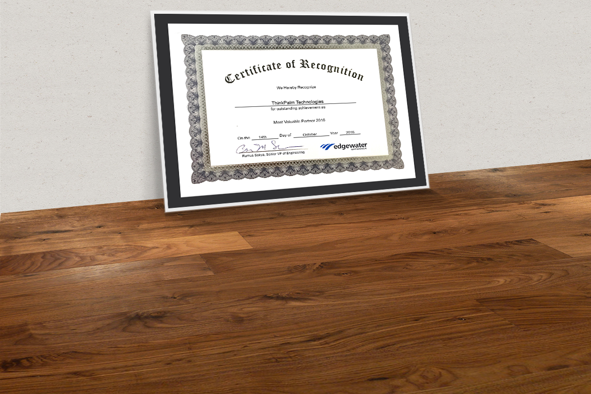 ThinkPalm Conferred Most Valuable Partner Award: ThinkPalm