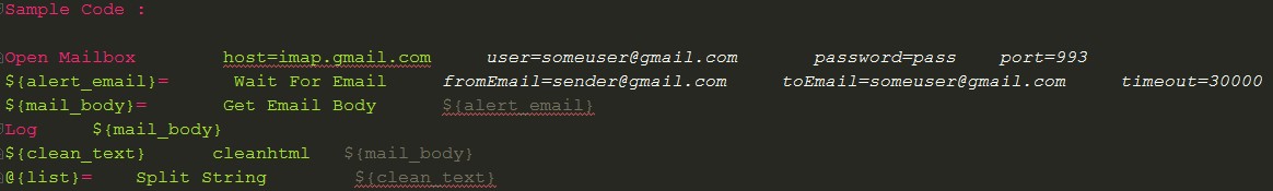 Split String Robot Framework Example Webframes